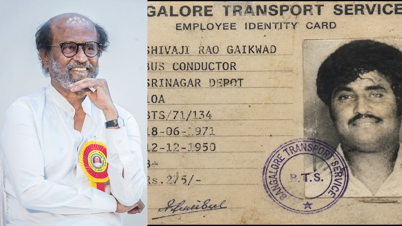 Rajinikanth’s old BTS ID card resurfaces, revisiting his roots as ...