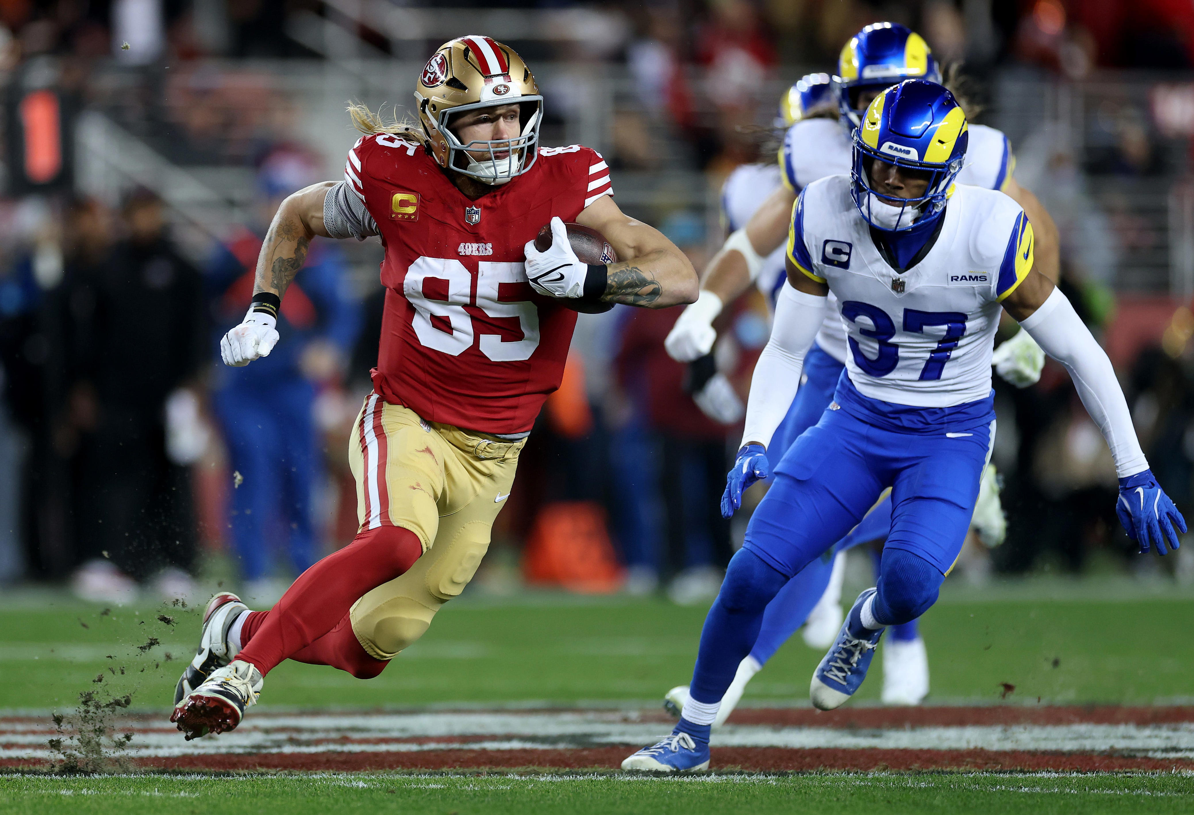 George Kittle shares update on his status for Week 1 vs. Rams