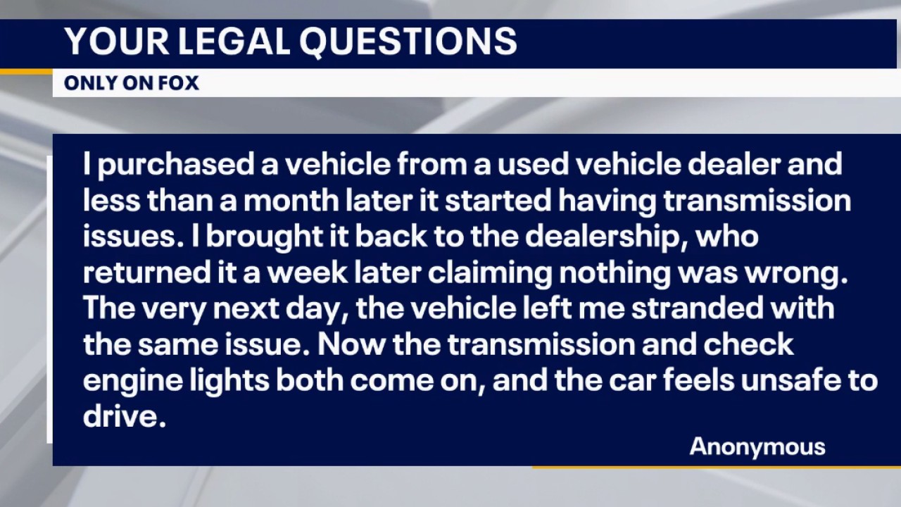 Your legal questions: May 27, 2026