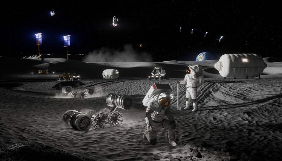 NASA trapper opp romkappløpet: Presenterer nye månebase-planer