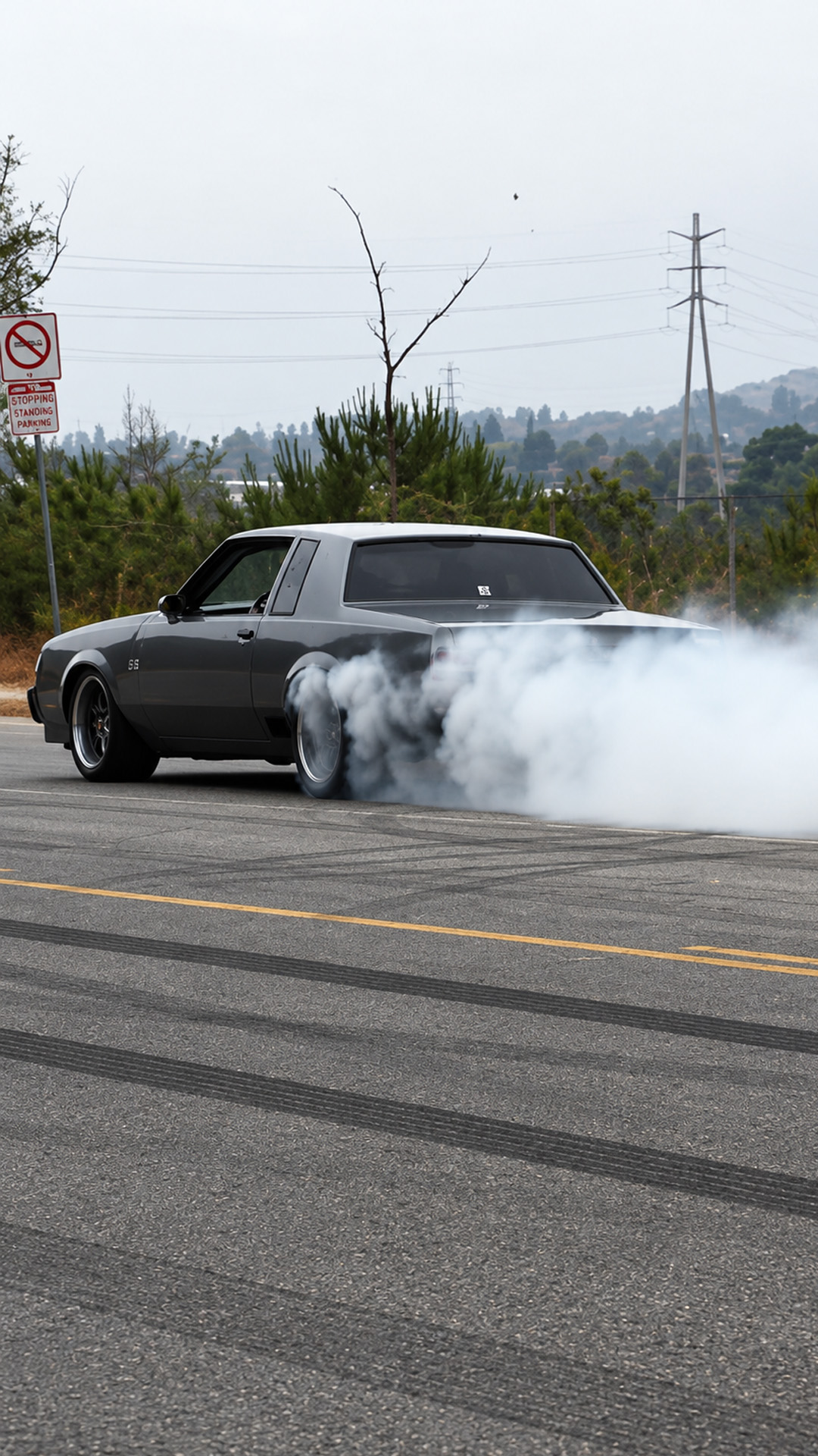 1000HP Grand National shreds tires hard