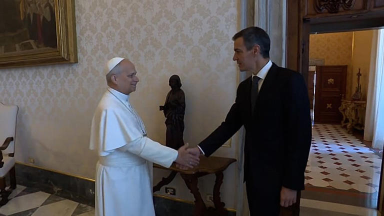 Pope Leo XIV meets Pedro Sánchez at the Vatican ahead of Spain visit