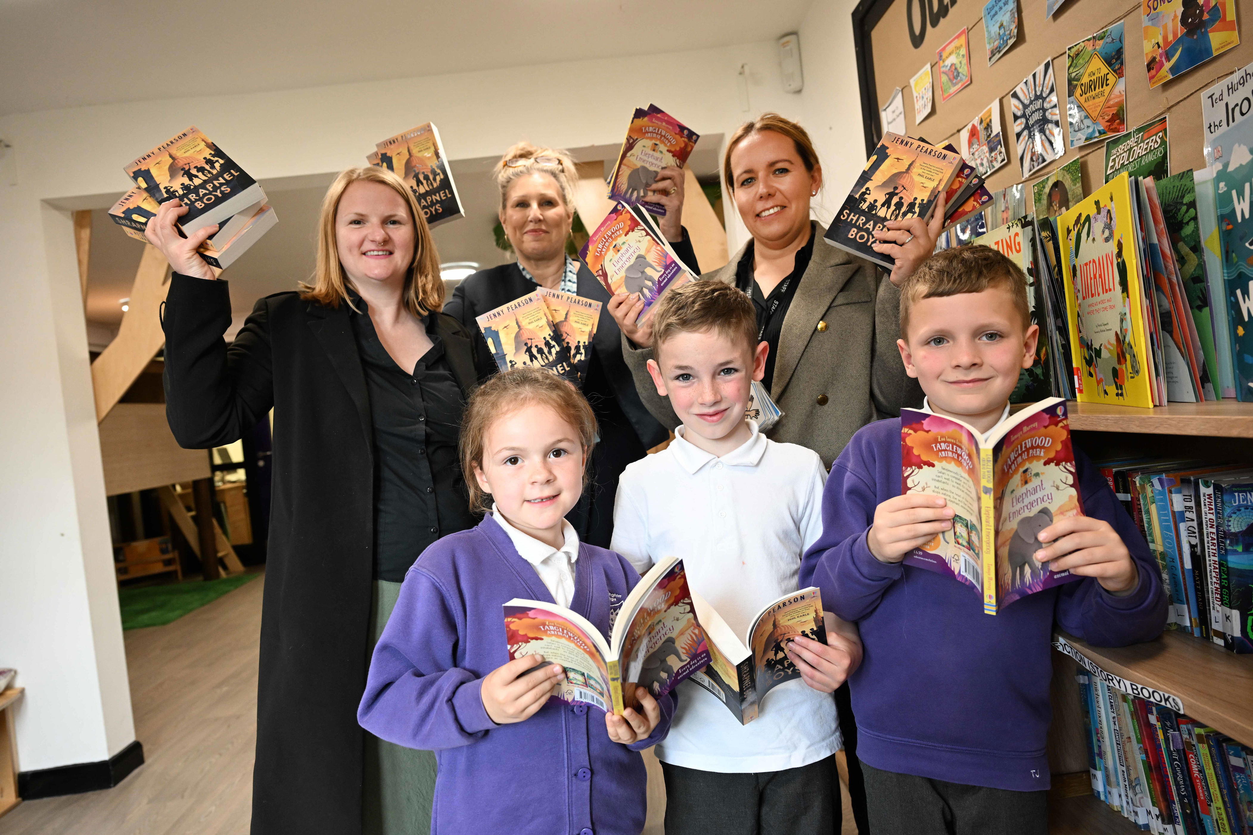 Housebuilder donates books and gardening supplies to Cramlington school