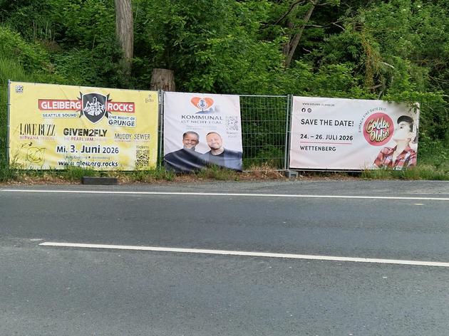 Bauzaun-Banner von Charity-Verein sollen weg: Bürgermeister kündigt ...