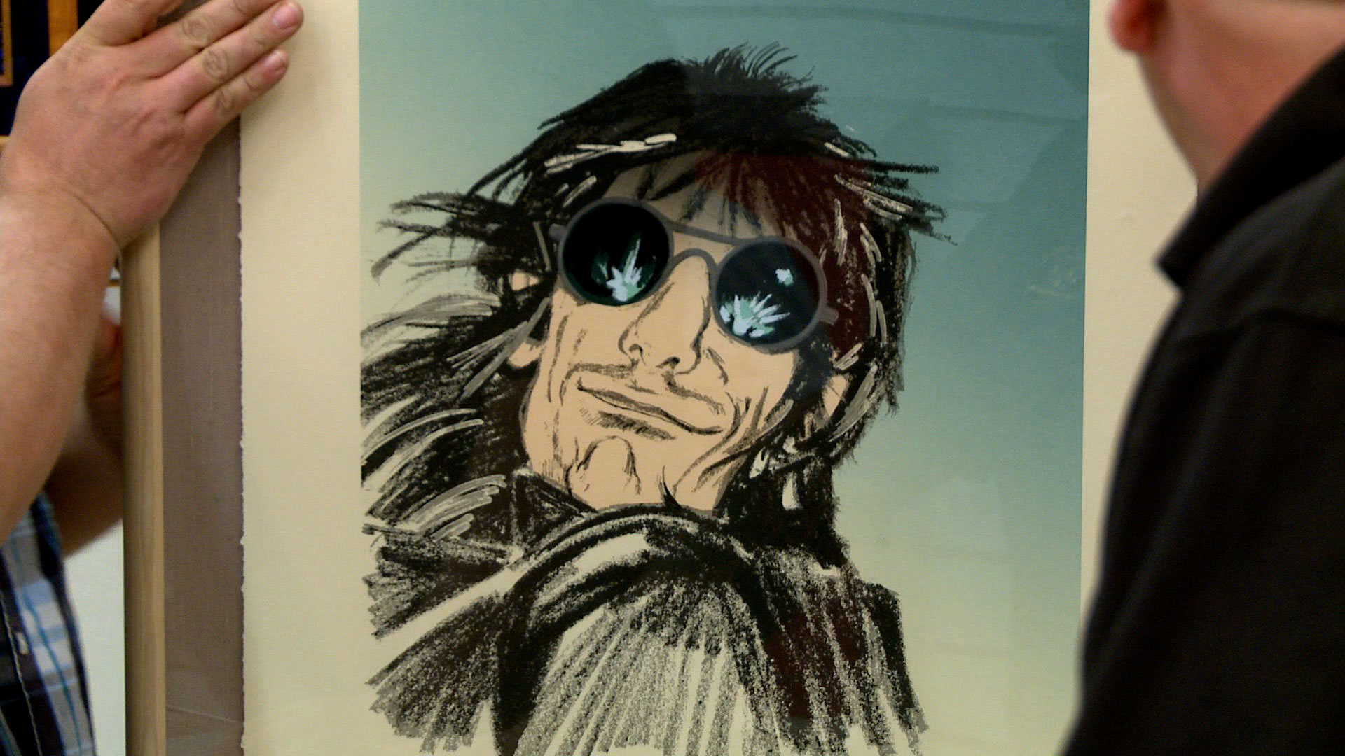 Ronnie Wood self-portrait