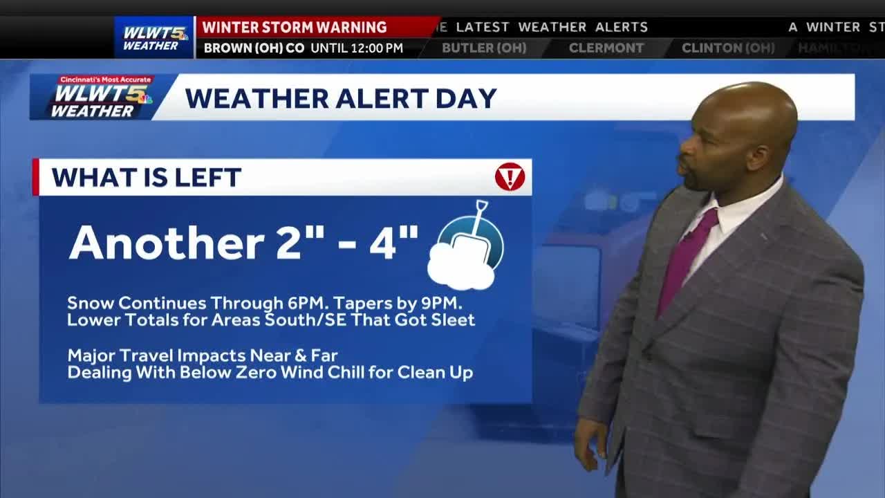 Winter storm continues with more snow and frigid temperatures