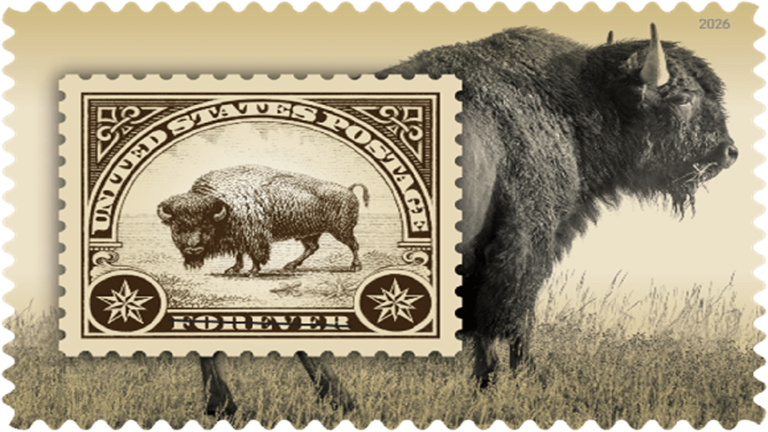 American bison forever stamp unveiled at 2026 World Expo