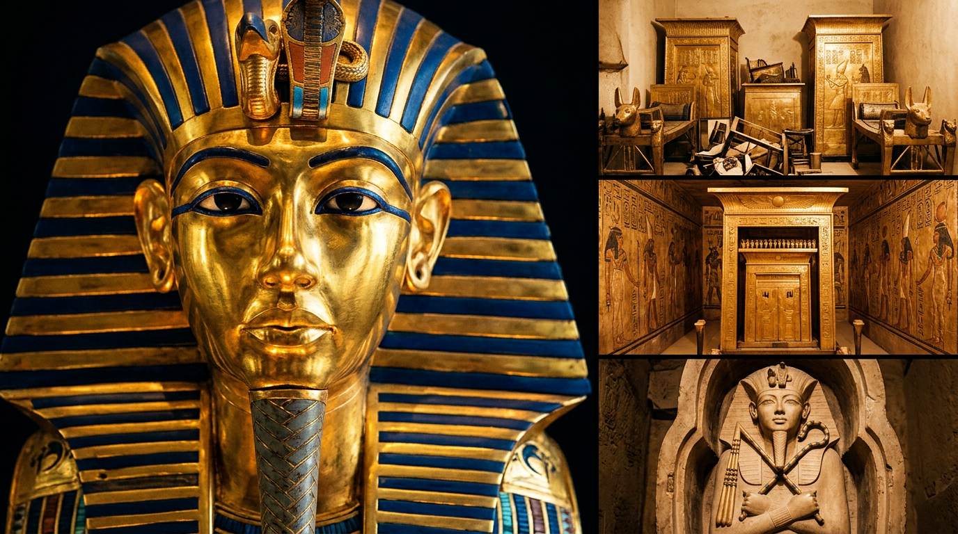 King Tut's tomb in color: Rare 1922 photos restored