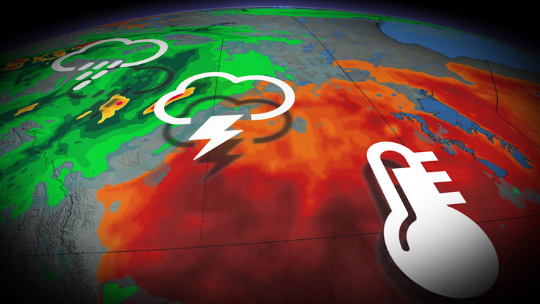 End of stifling Prairie heat in sight while stormy rains continue