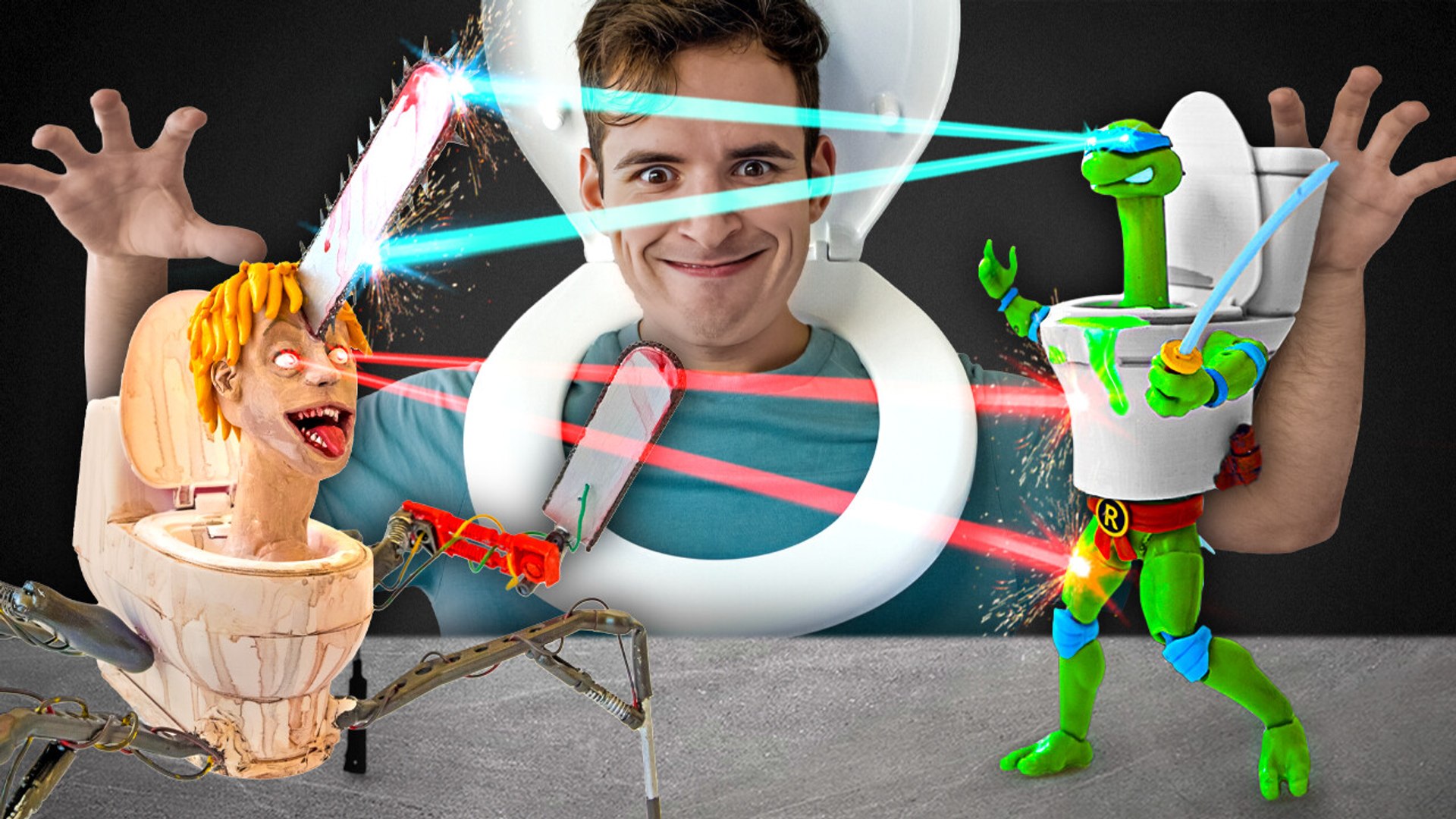 🚽 Skibidi Toilet Multiverse BATTLE! Turtle vs Chainsaw – You won’t ...