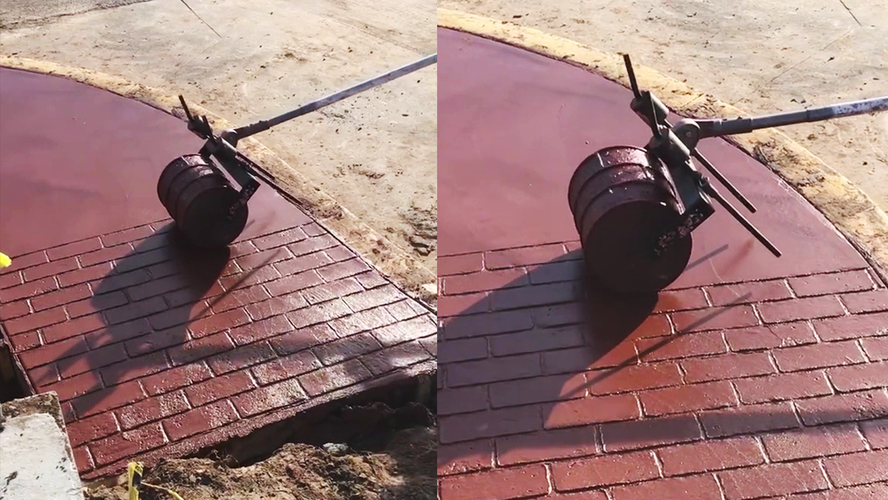 'Guy can't believe that bricks are made like this!'
