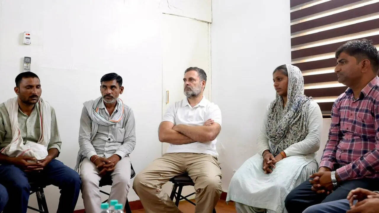 'Broken, corrupt system': Rahul Gandhi meets NEET aspirant who died by ...