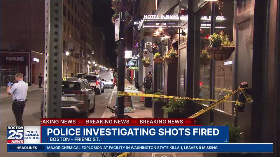 Bricks fall from building in Boston's North End