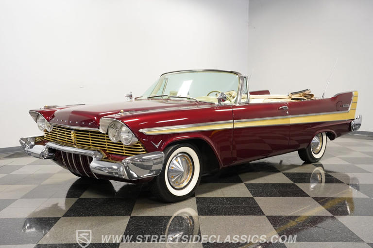1957 Plymouth Belvedere convertible restomod blends classic fins with ...