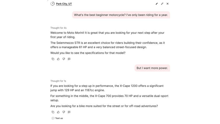 I bullied this motorcycle company's AI into recommending a 129 ...