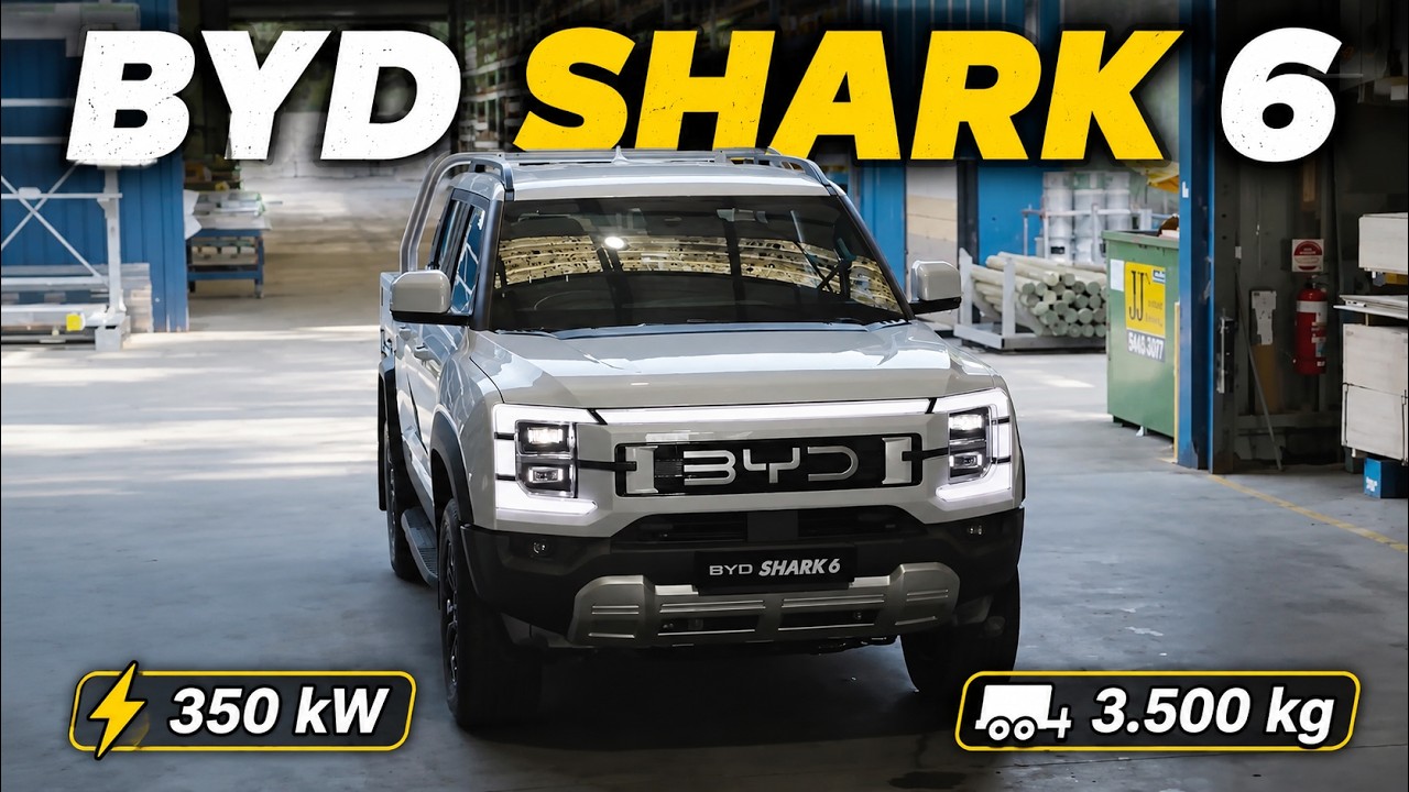 2026 BYD Shark 6 Performance: 350 kW Hybrid-Pickup greift Ranger an