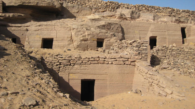 Archaeologists in Aswan just pulled Old Kingdom rock-cut tombs from the ...