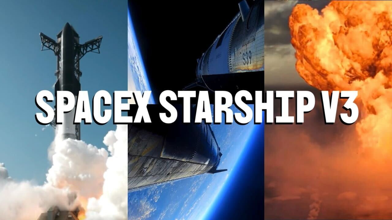 SpaceX Starship V3 maiden test flight