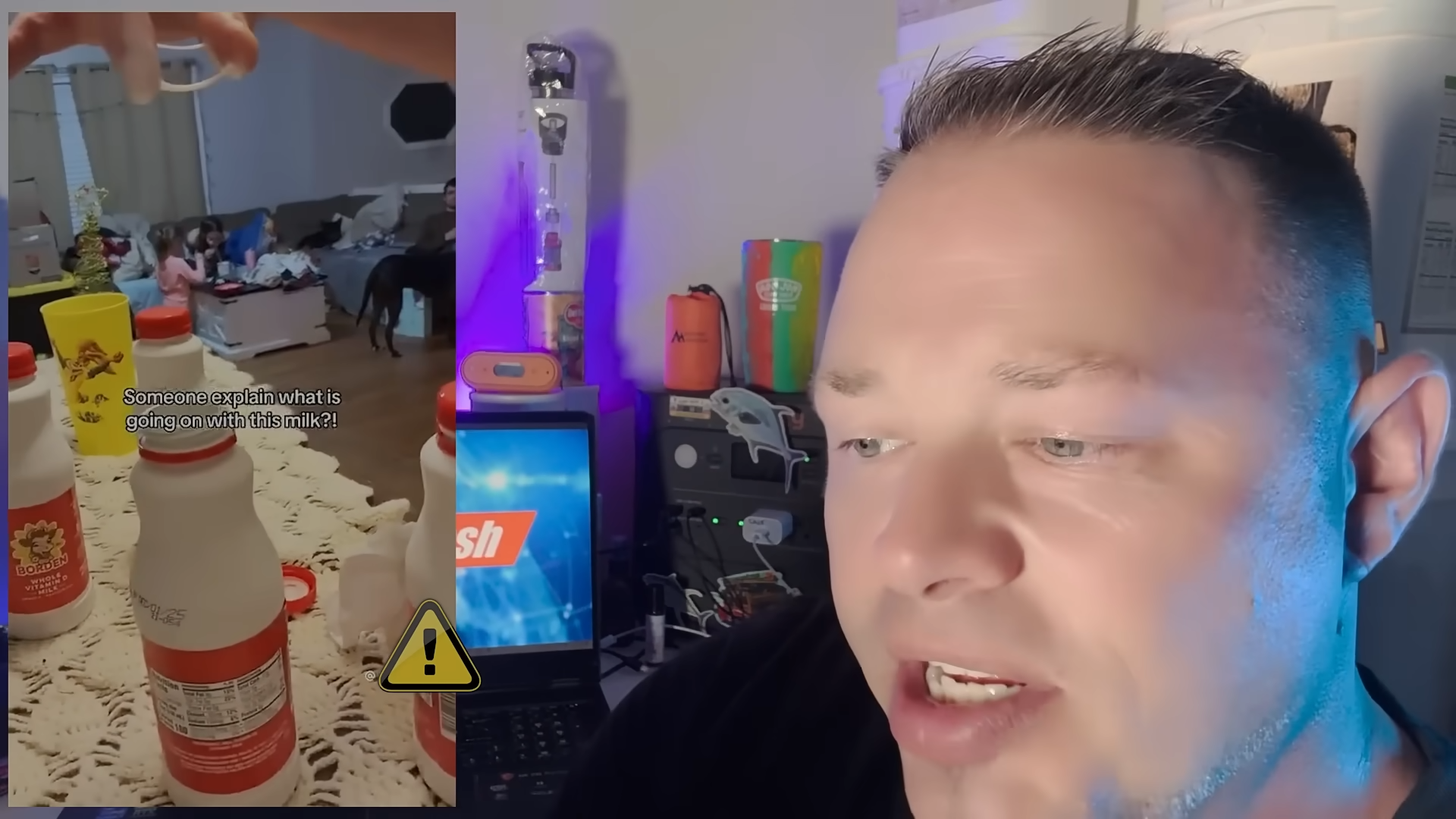 America faces new viral food panic then families discover glue milk in ...