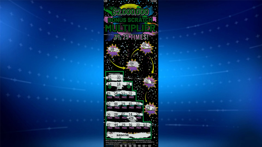 Kent County man wins $2 million on scratch-off lottery ticket