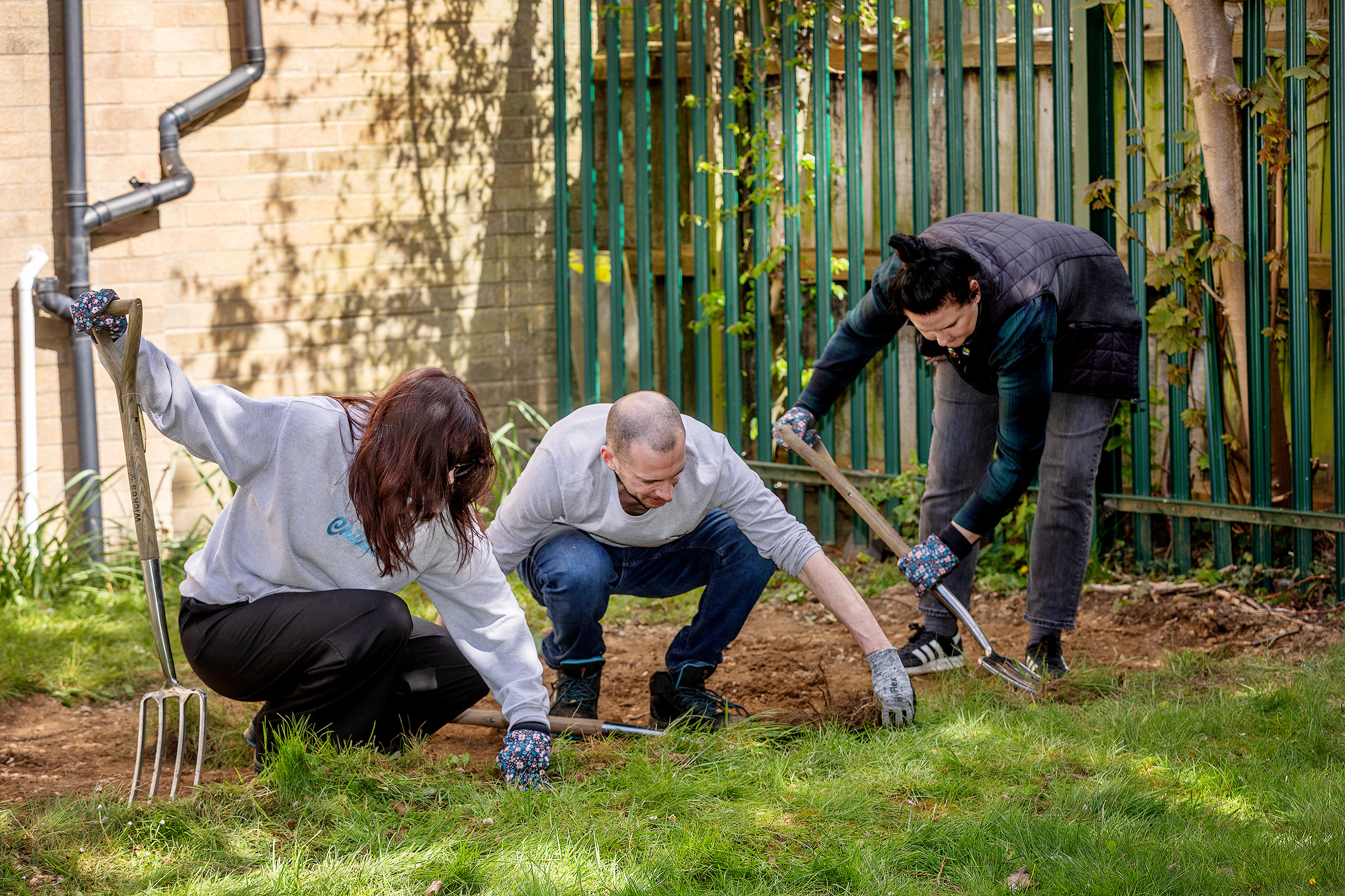 Peterborough employees volunteer in charity garden
