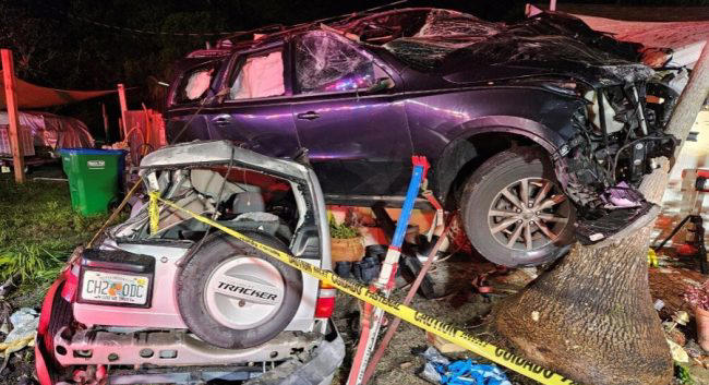 Teen driver slams SUV into Clearwater home after high-speed crash