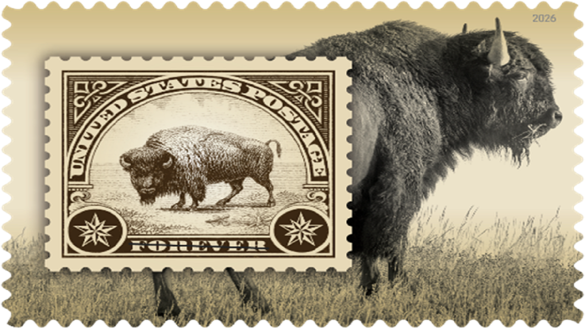 American bison forever stamp unveiled at 2026 World Expo