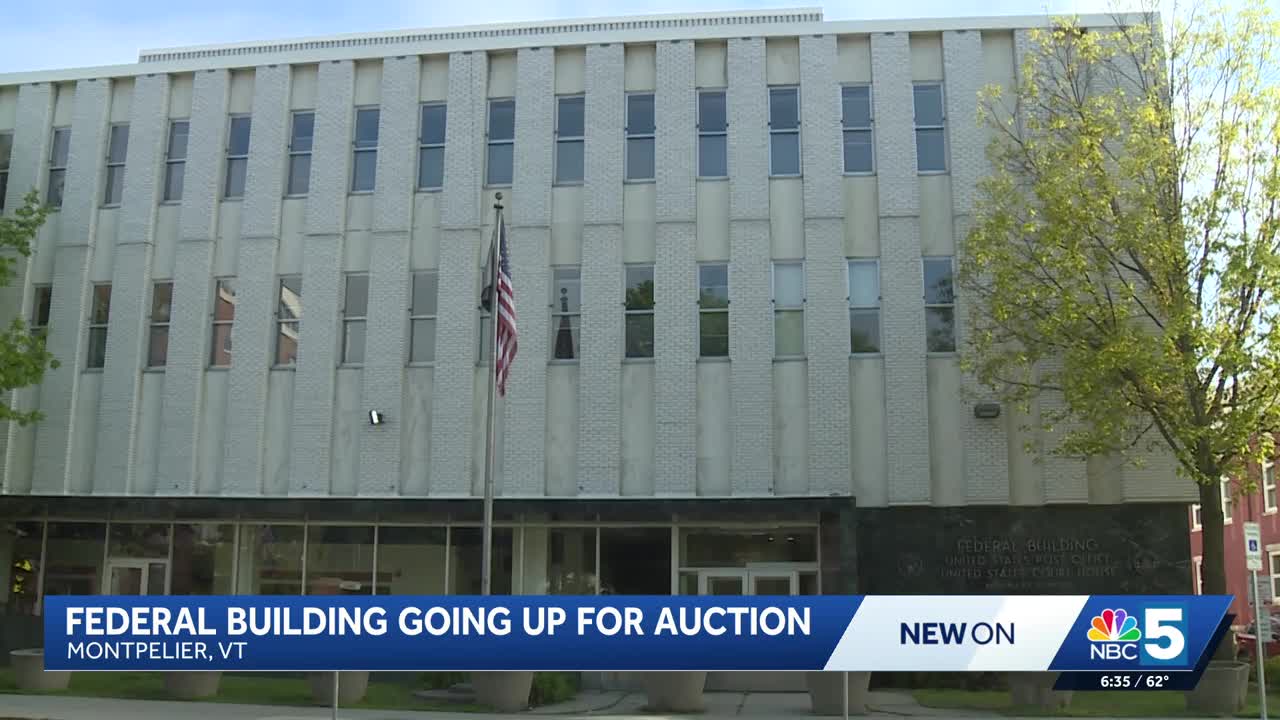 Montpelier federal building, home of former post office, now up for auction