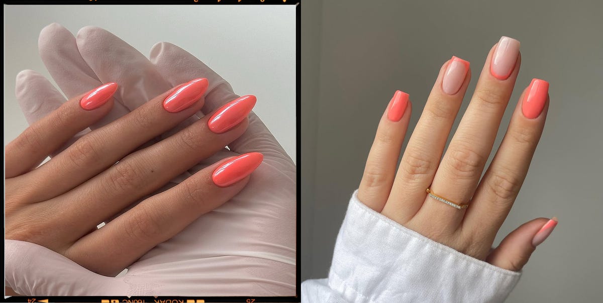 Coral nails are trending for summer: 10 fresh, joyful ideas to inspire ...