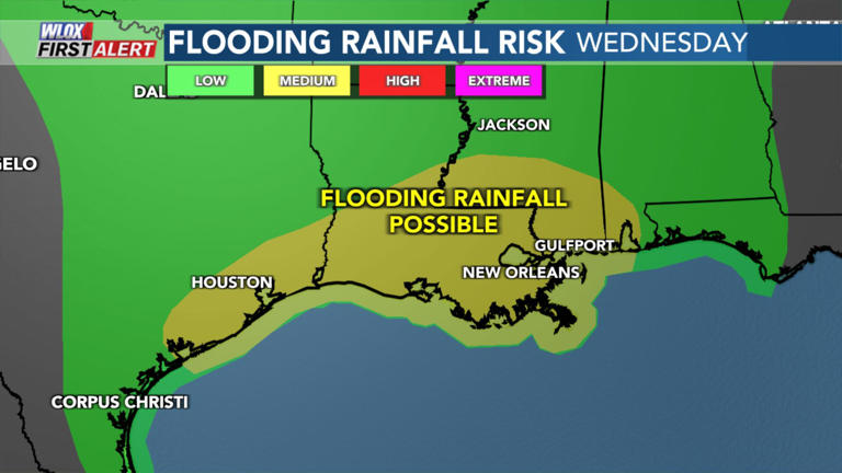 Flooding, heavy rain possible again Wednesday