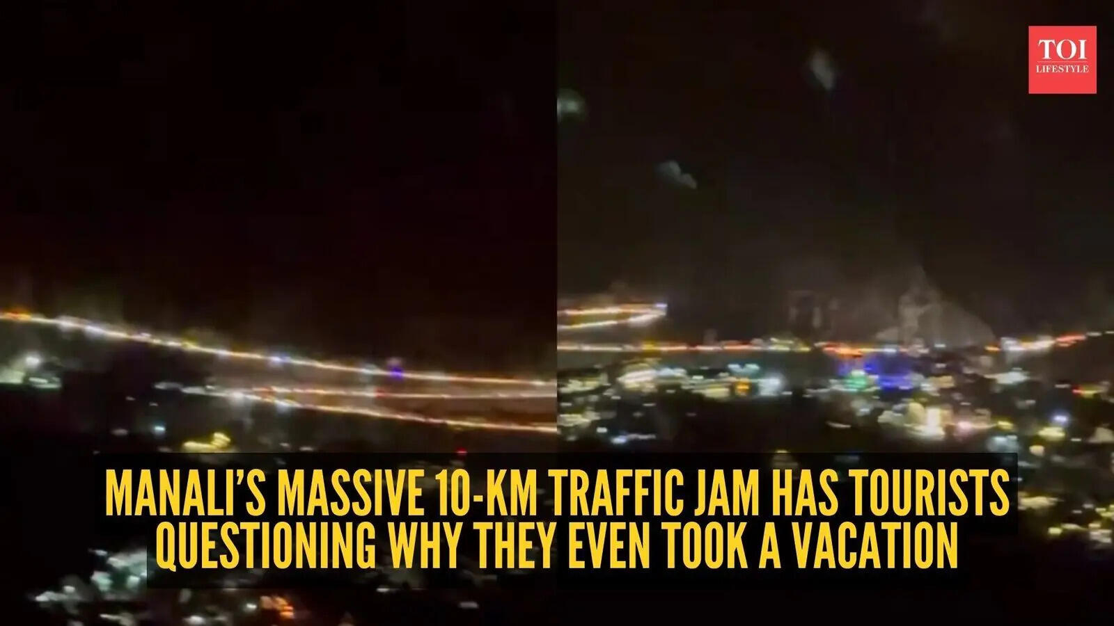 ‘Vacation ya punishment?’ Massive 10-km Manali traffic jam leaves ...