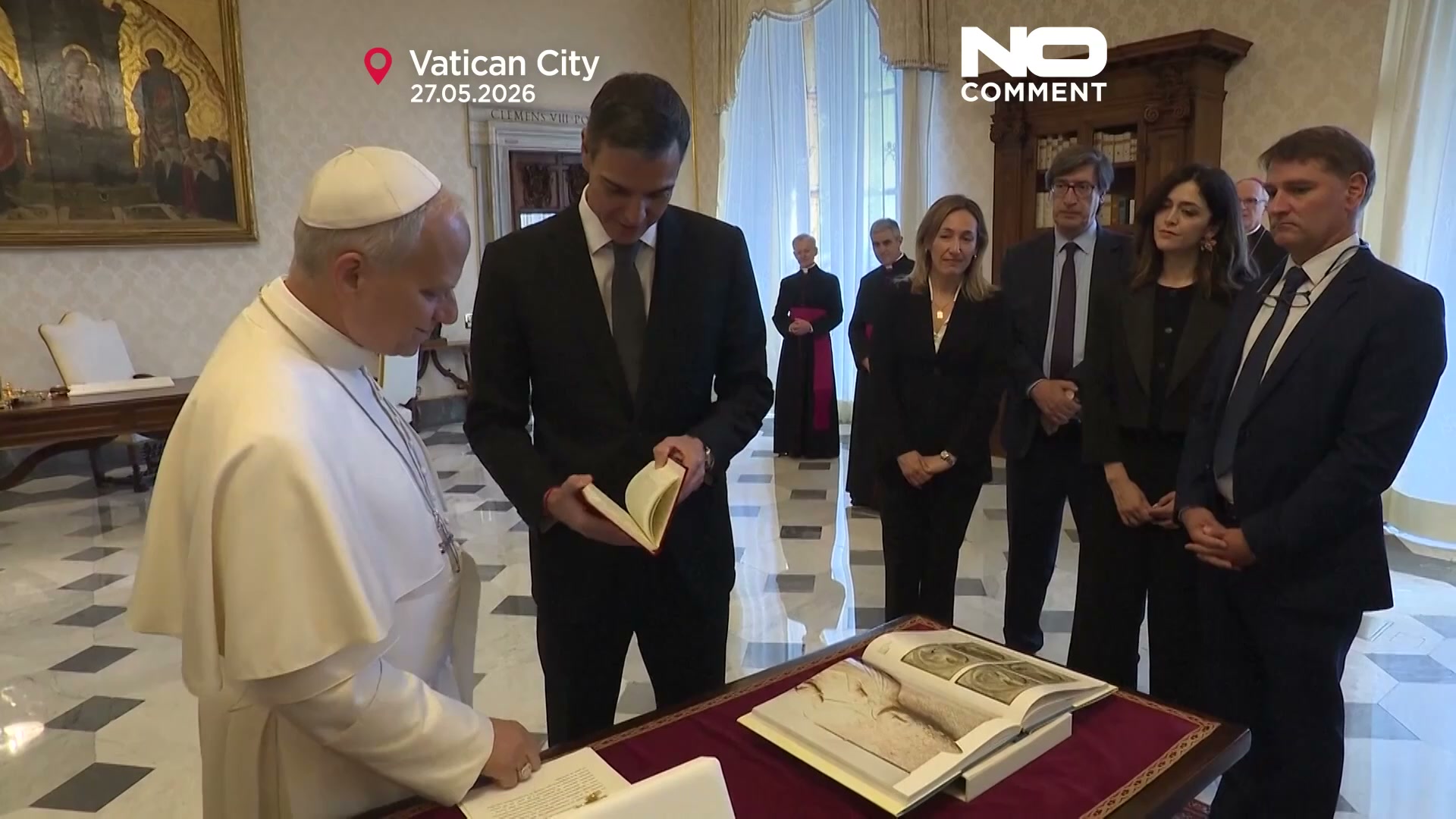 Pope Leo XIV meets Pedro Sánchez at the Vatican ahead of Spain visit