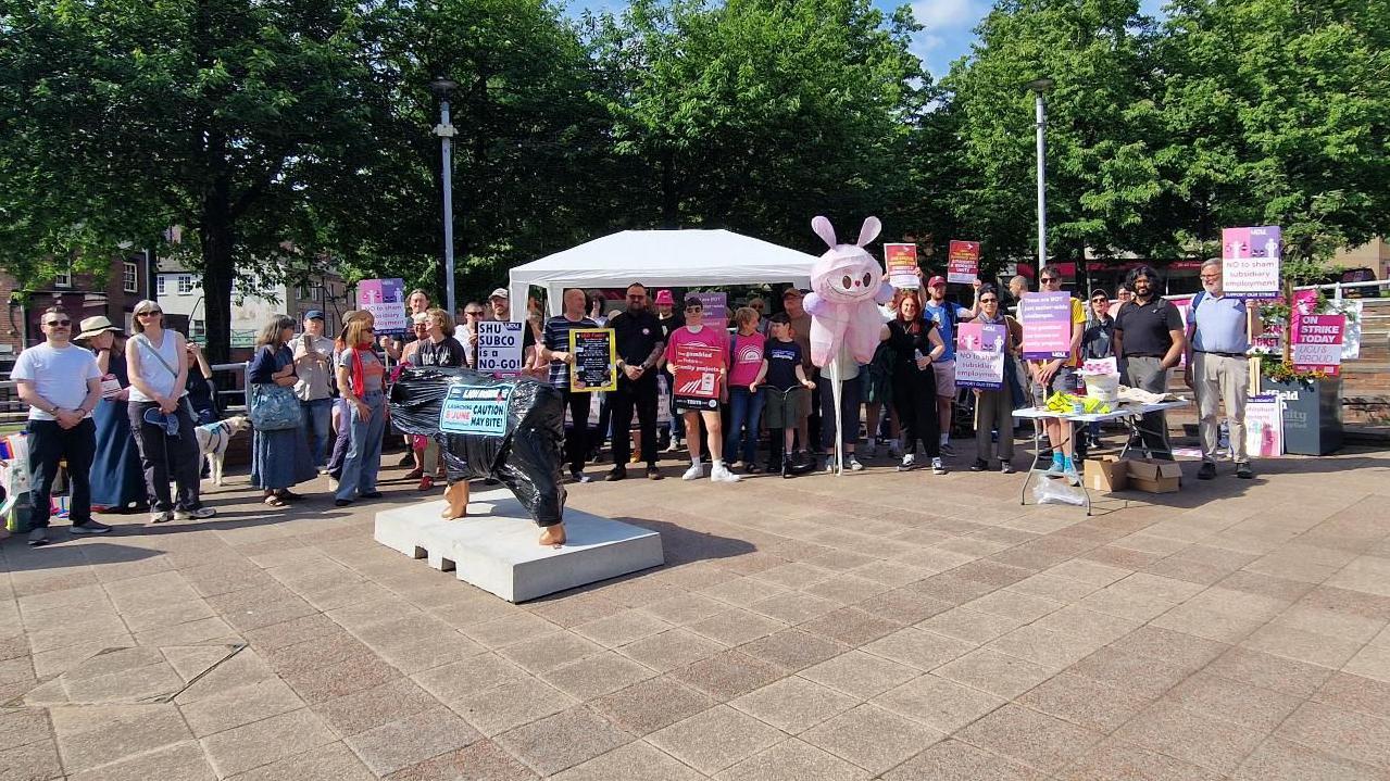 University staff strike over "savage" job cuts