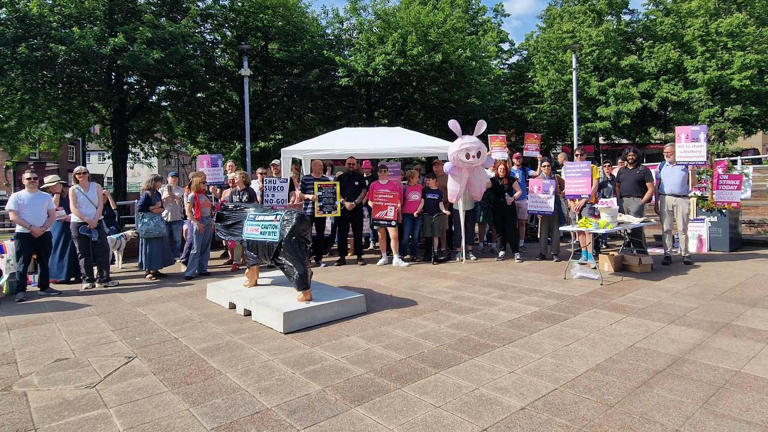 University staff strike over "savage" job cuts