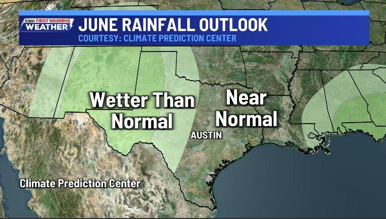 June forecast released for Central Texas