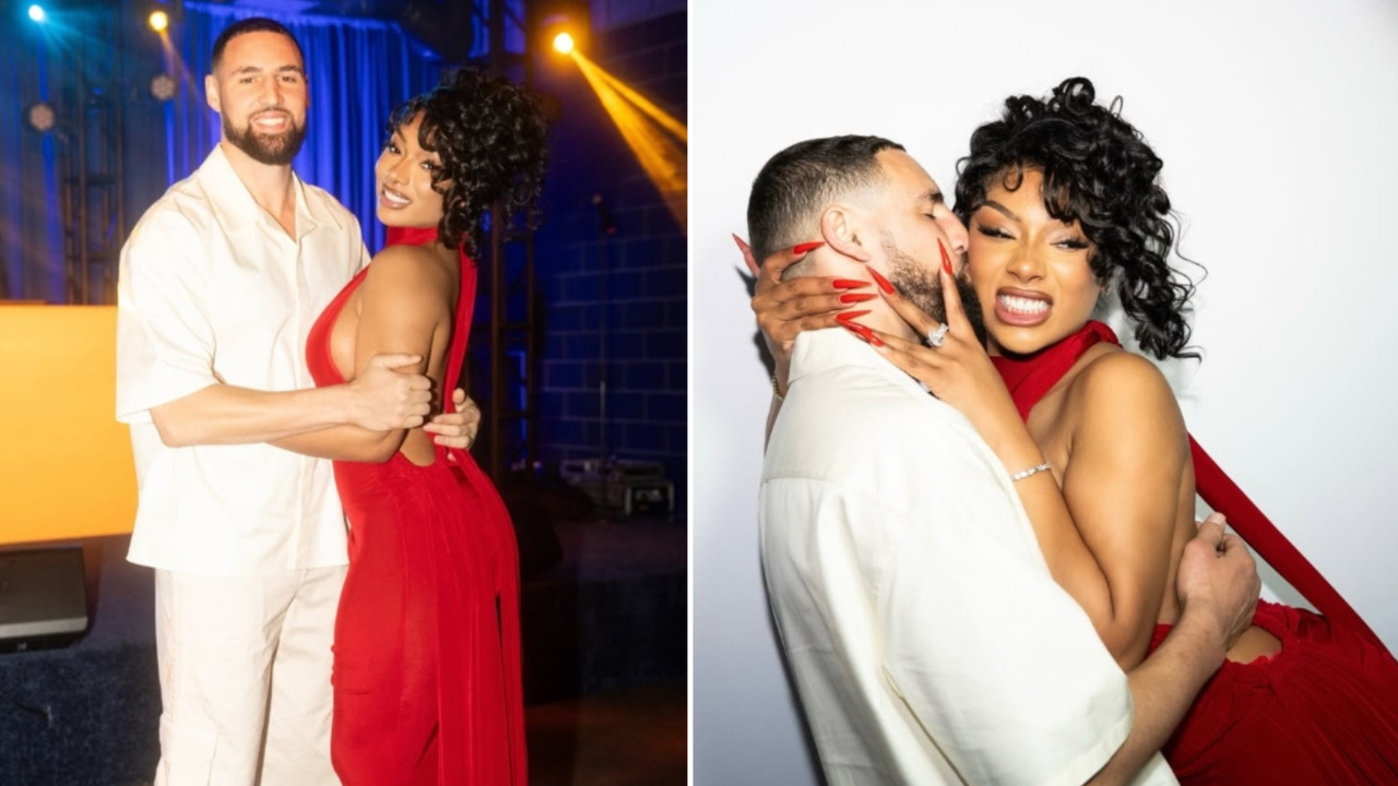 I got my queen: Klay Thompson’s emotional remarks about Megan Thee ...