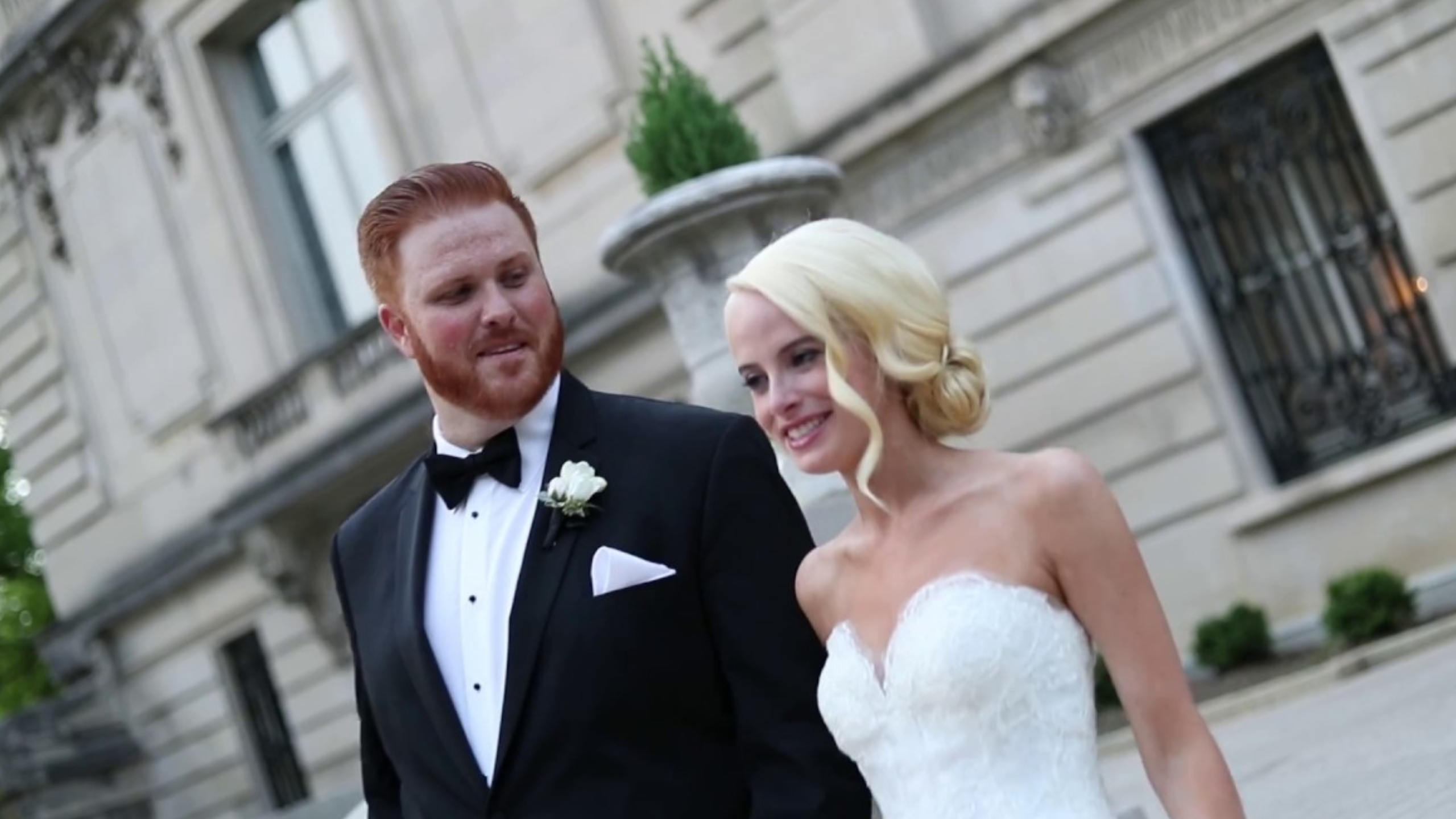 Elegant DC wedding ideas with pink and blue toile details