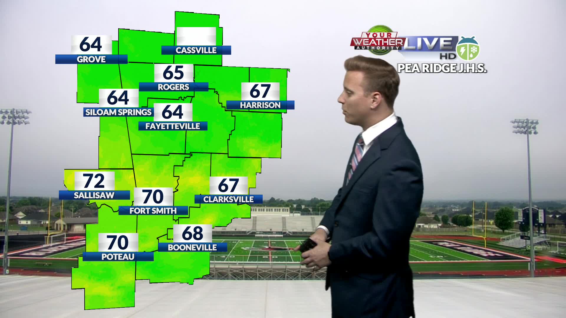 Wednesday, May 27 morning forecast - 7 a.m.