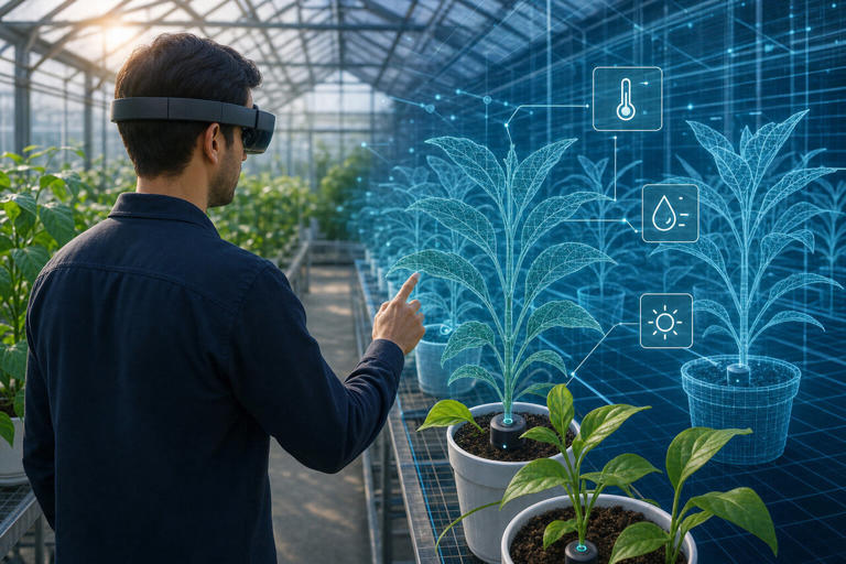 Your own personal Farmville: This VR greenhouse lets users monitor ...