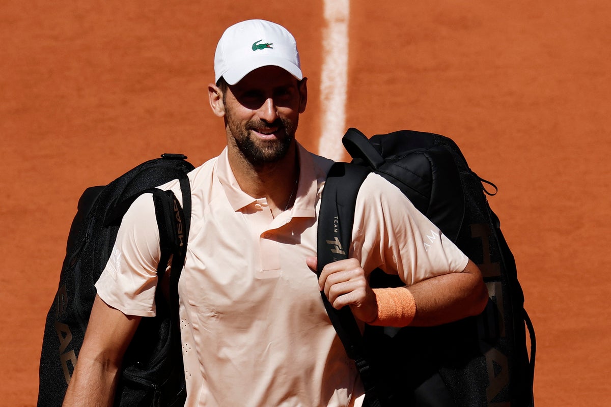 Djokovic battles heat and home hope Royer in French Open second round