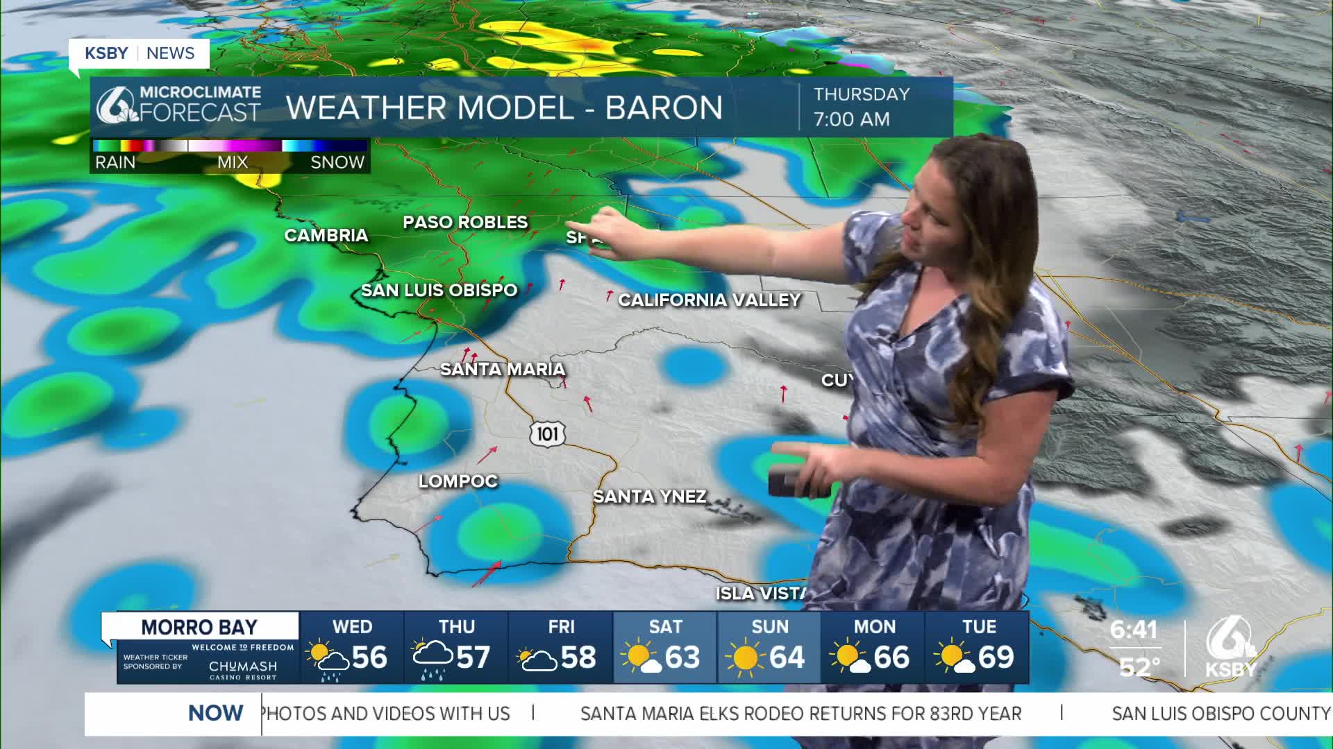 Low pressure brings cool, cloudy, windy, and rainy conditions on Wednesday
