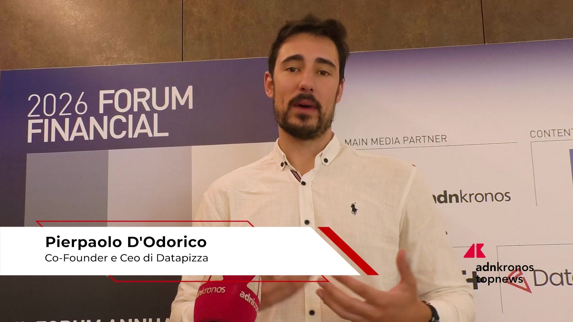 Financial Forum 2026: D'Odorico (Datapizza), ?dati e AI nuova finanza ...