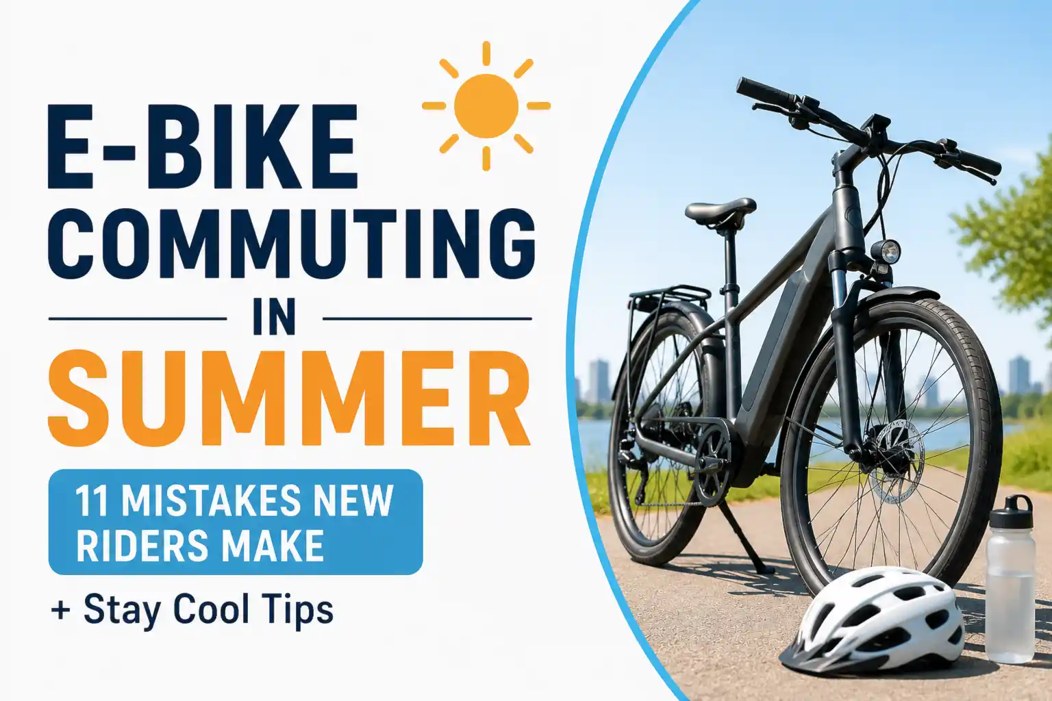 E-bike commuting in summer: 11 mistakes new riders make