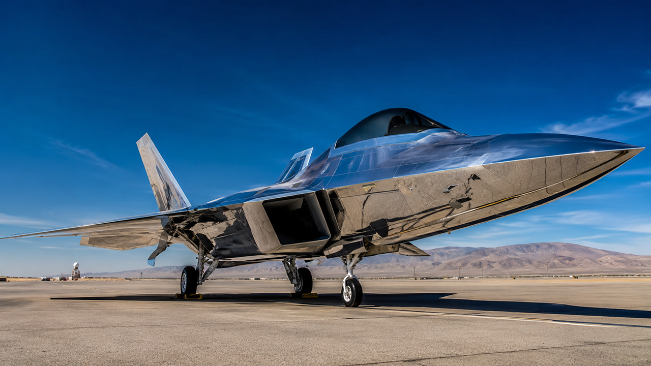 The F-22 Super Raptor's $7.8 billion transformation, mirror coatings ...