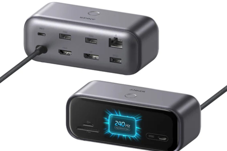Anker’s new 10-in-1 USB-C hub has a built-in 240Hz screen