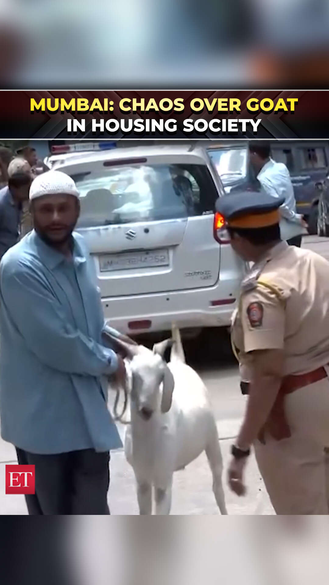 Angry man takes away sacrificial goat from housing society in Mumbai