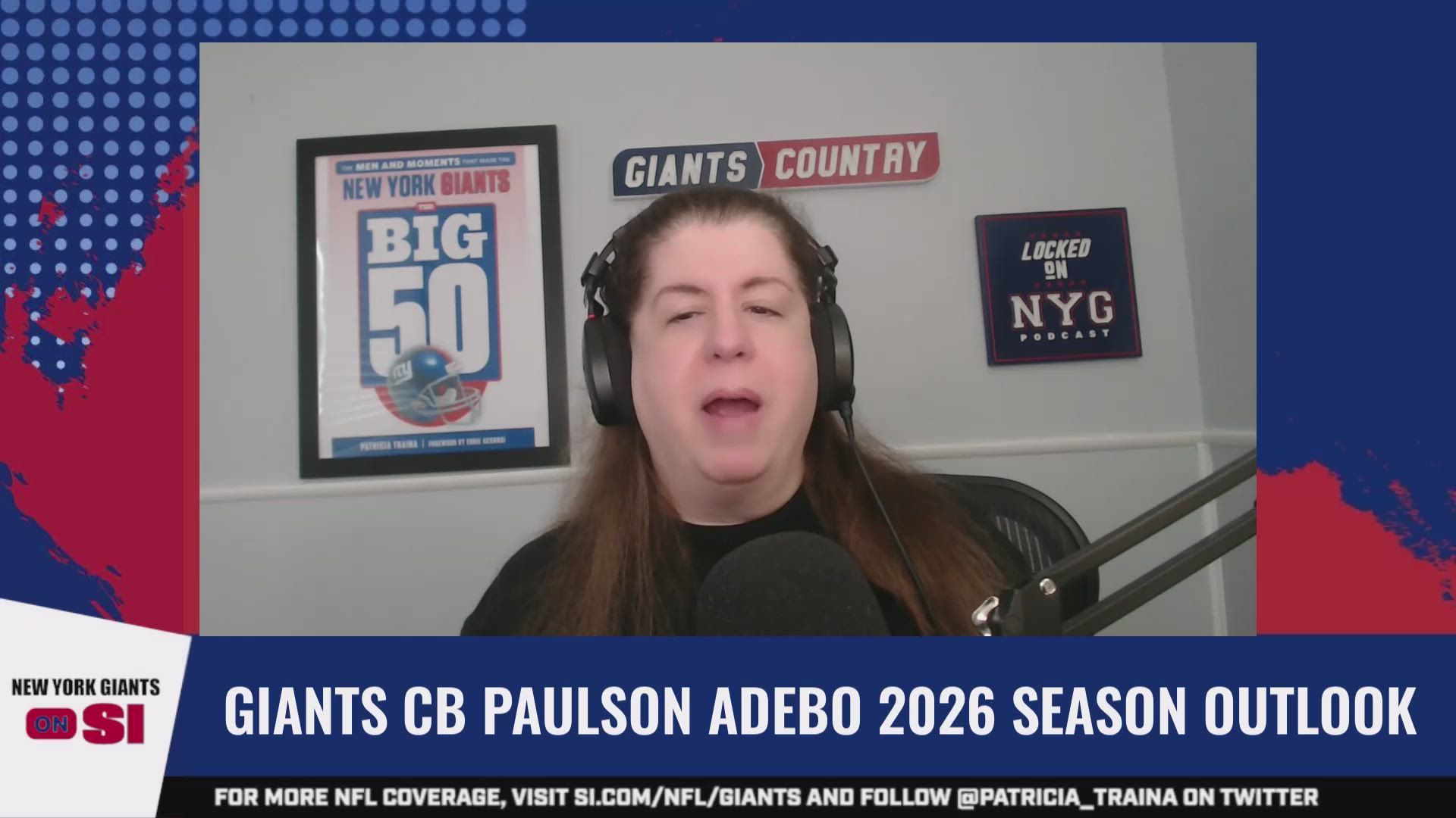 NY Giants Paulson Adebo 2026 season outlook