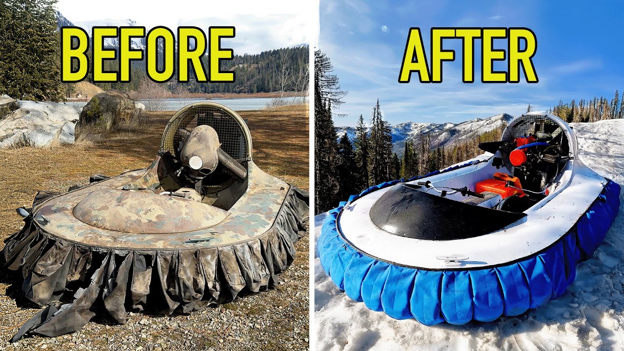 Can this abandoned hovercraft soar again?