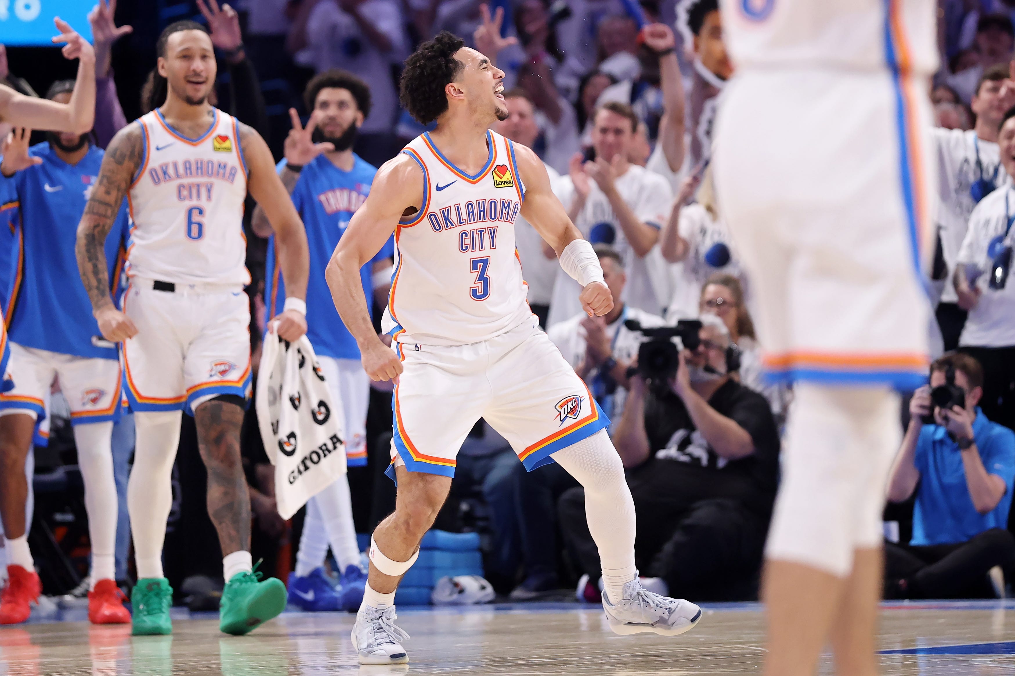 Thunder's Jared McCain reveals Spurs' on-court warning after first ...