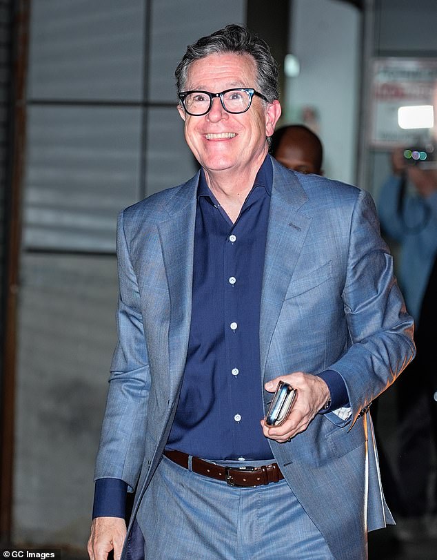 Stephen Colbert returns to late-night TV one day after final episode